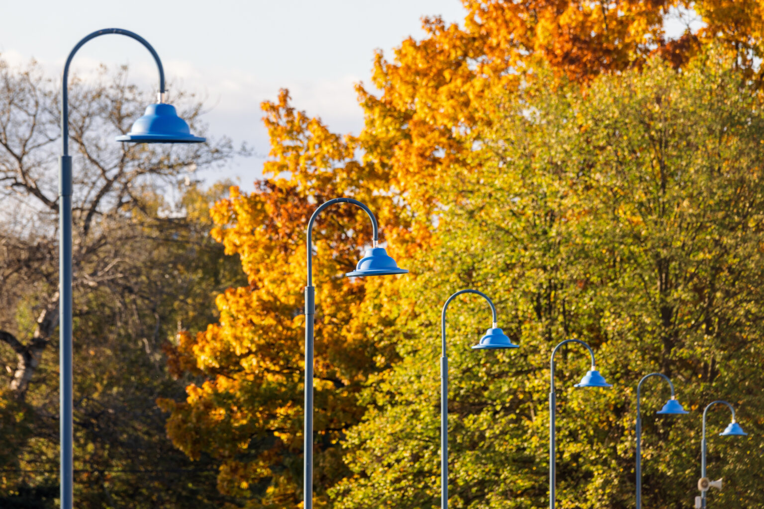 The Moravia luminaires by Lorelux illuminate Veselí nad Lužnicí, Czech ...